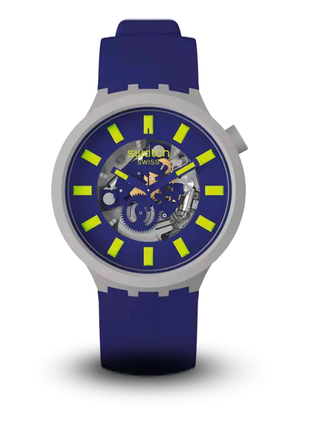 SWATCH - BIG BOLD - AZURE BLUE DAZE - SB03M103