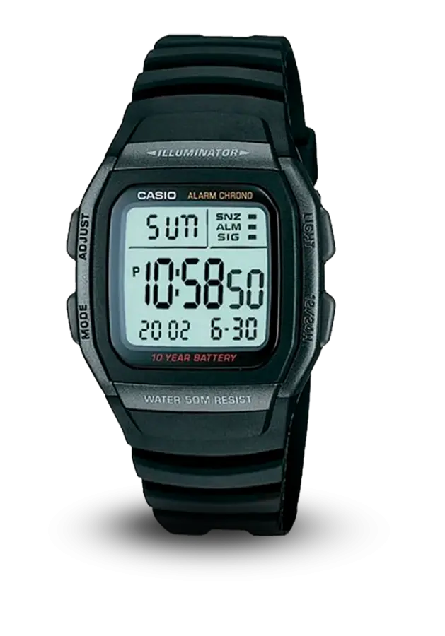 CASIO GENERAL - STANDARD DIGITAL - STANDARD DIGITAL - W-96H-1BVDF