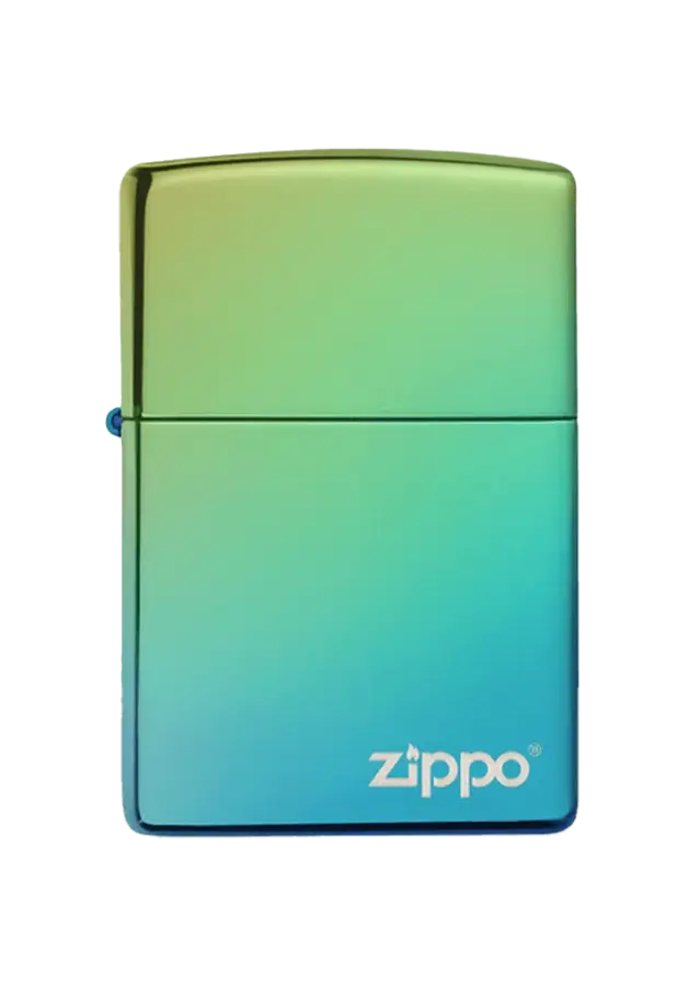 Zippo | Lighters | Teal With Zippo Logo | 49191ZL